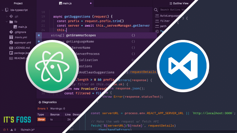 ¿Visual Studio Code o Atom? ¿Qué editor deberías usar? - MuyLinux