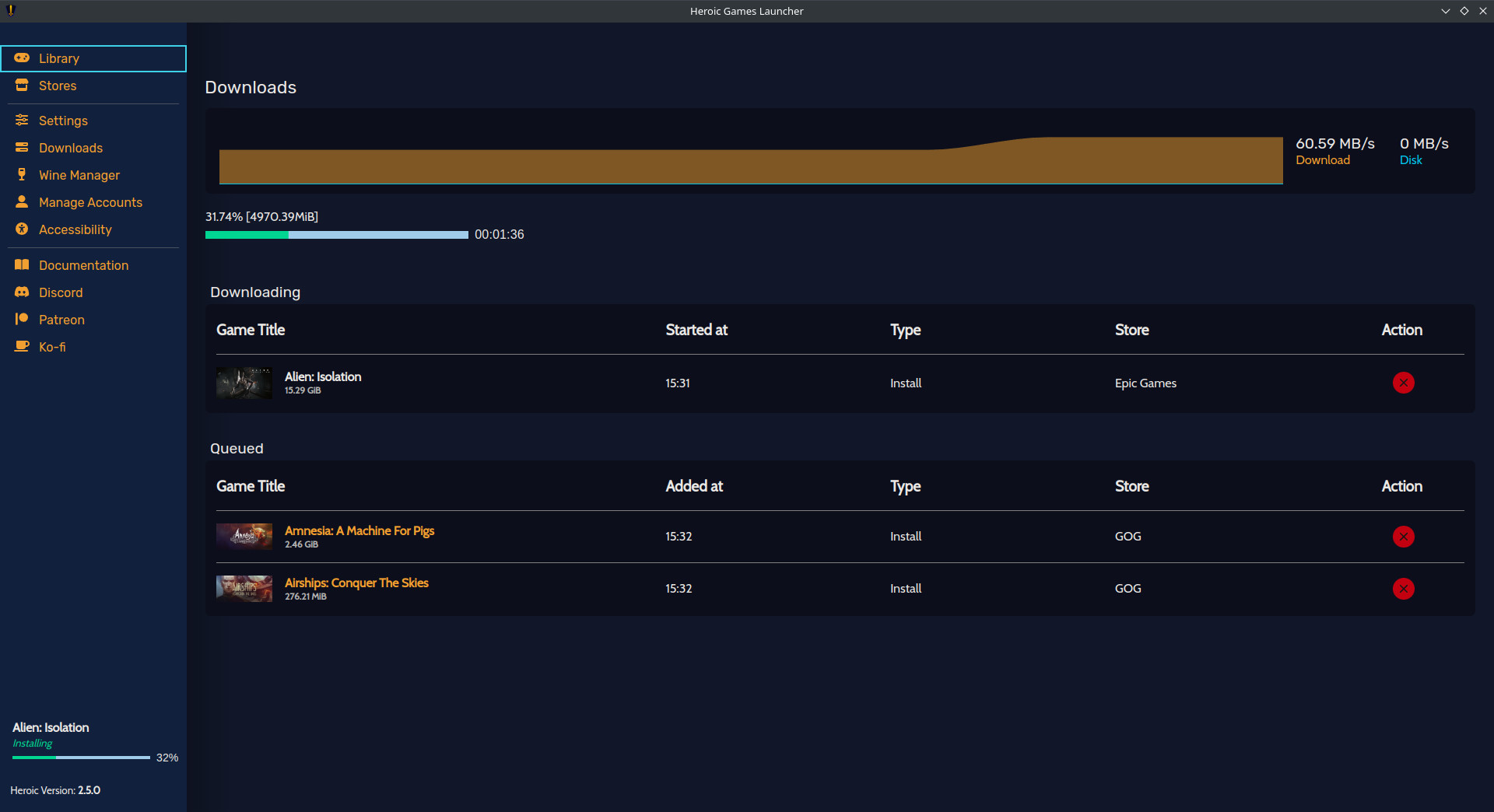 Lanzamiento de Heroic Games Launcher v2.5.0 con Download Manager y ...