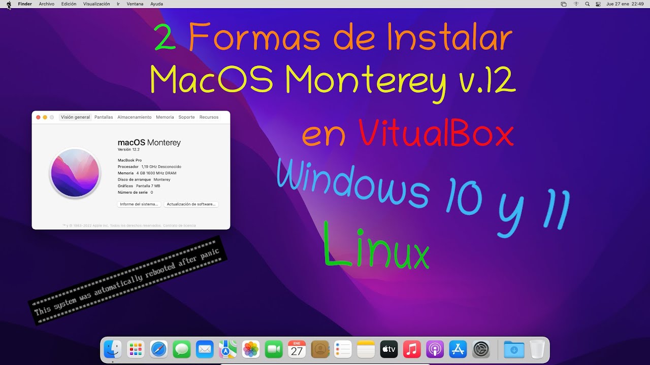 Instalar macOS 12 Monterey en VirtualBox para Windows y Linux - MuyLinux