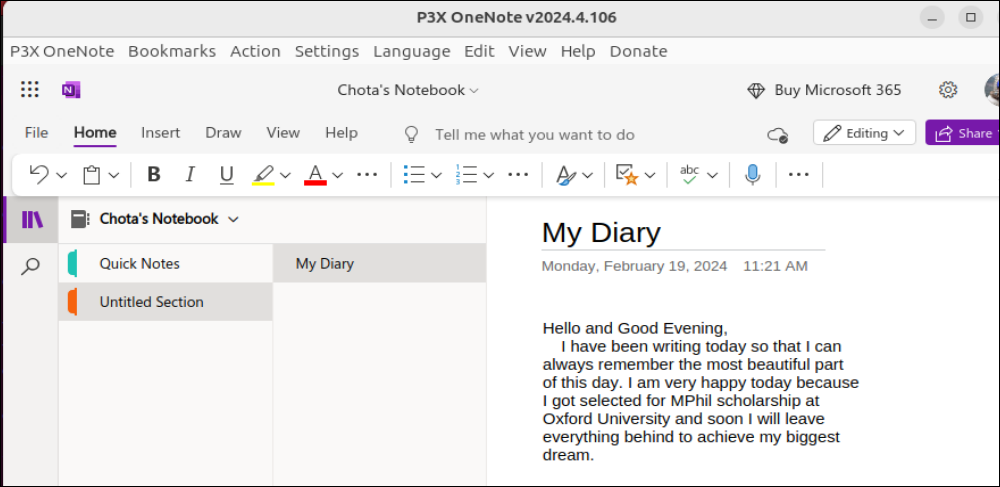 Cómo instalar y ejecutar la aplicación para tomar notas OneNote en Ubuntu 24.04 - MuyLinux