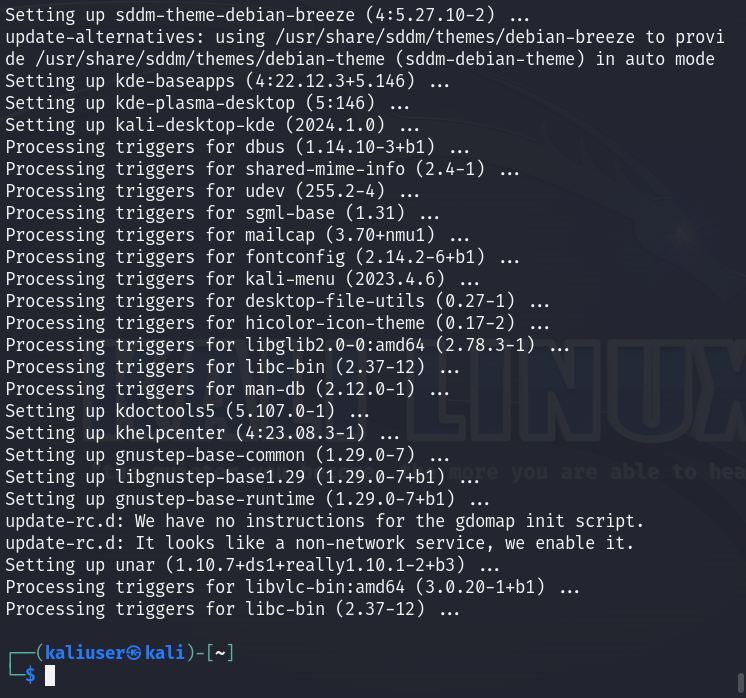Cómo instalar el escritorio KDE Plasma en Kali Linux - MuyLinux